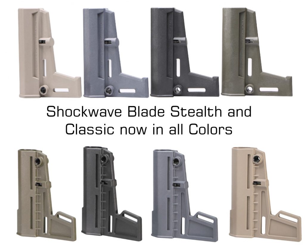 Stealth and Classic color announcement - Shockwave Technologies